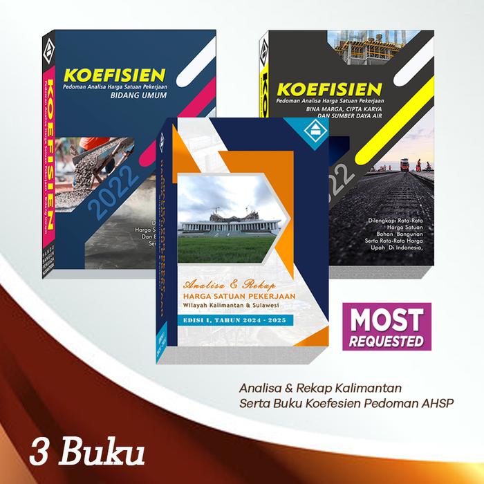 Jual AHSP (Analisa Harga Satuan Pekerjaan dan Rekap) Kalimatan dan ...