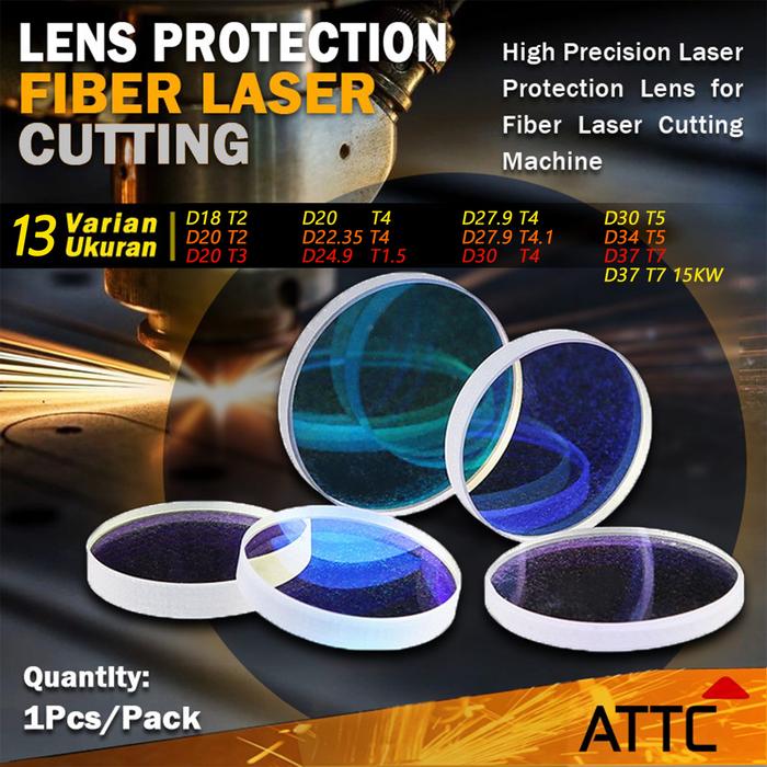 Promo Protective Window Lens for Fiber Laser Cutting - D37 T7 - Jakarta ...
