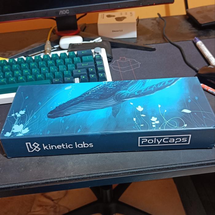 Jual Kinetic Labs Polycaps Whale PBT Cherry Profile Keycaps - Kota ...