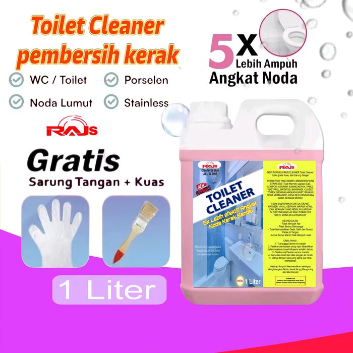 Jual TOILET CLEANER PEMBERSIH KERAK KAMAR MANDI/TOILET/ALAT DAPUR DLL ...