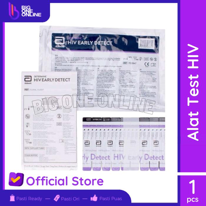 Promo Abbott Early Detect Test HIV Abbott 1 Set Lengkap Mandiri ...