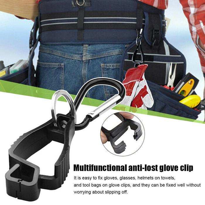 Jual Work Glove Clip Holder Guard Safety Interlock Clamp Grabber ...