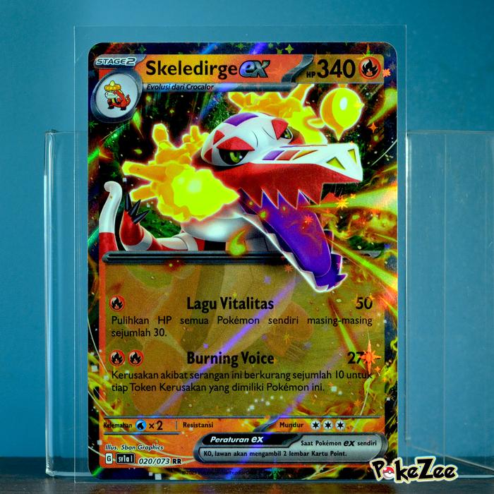 Jual Skeledirge ex 020/073 RR sv1a Kartu Pokemon TCG Indonesia - Kota ...