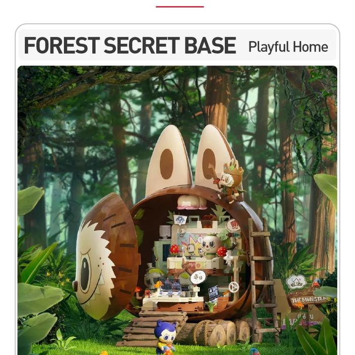 Jual POP MART - LABUBU The Monsters Forest Secret Base Series Blocks ...