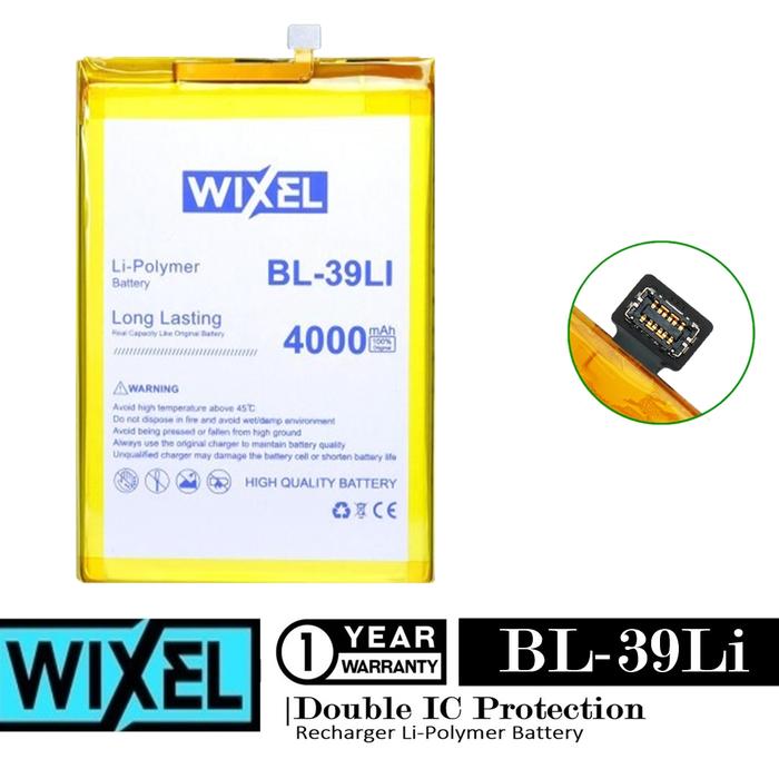 Jual Baterai iTel A56 W6004 BL-39Li BL39Li Double IC Protection - Kab ...