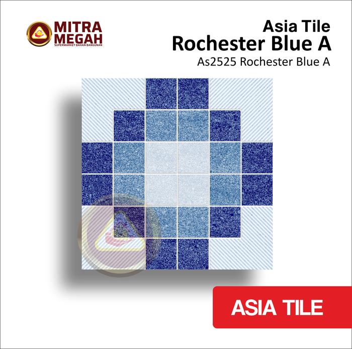 Jual KERAMIK ASIA TILE 25X25 ROCHESTER A - Blue - Kab. Tulungagung ...