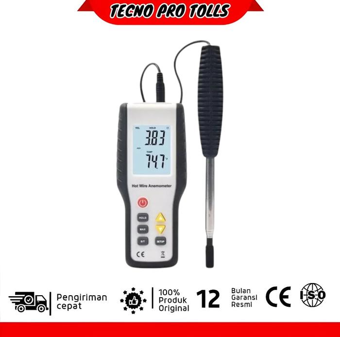 Jual High Sensitivity Portable Wind Speed Meter HT-9829 thermal ...