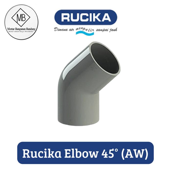 Jual Rucika Elbow 45⁰ (AW) / knie - 2-1/2" - Kota Cimahi - Mortar Bangunan Bandung | Tokopedia