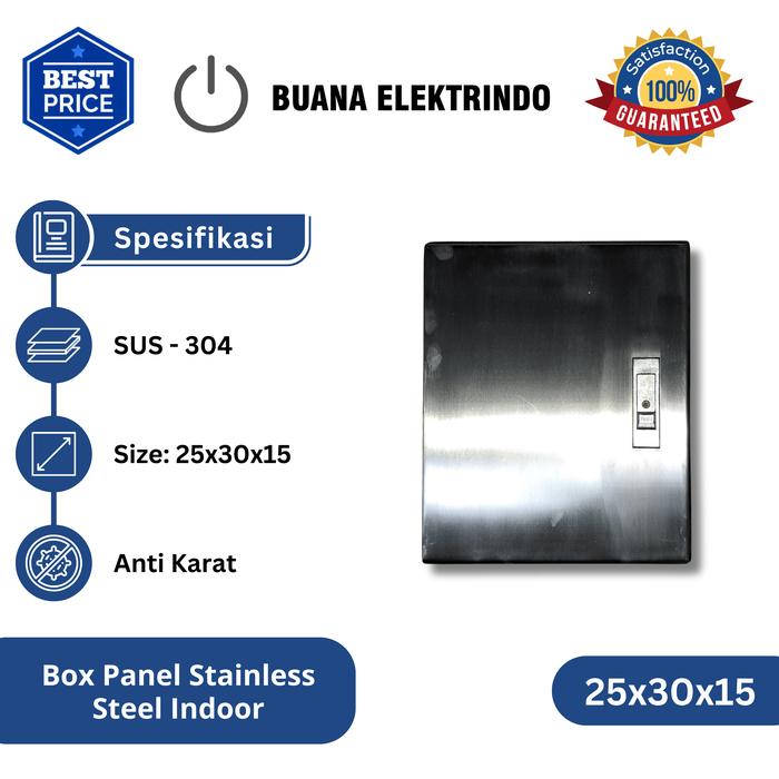 Jual Box Panel Listrik Stainless Steel Indoor 25x30x15 - Kota Depok ...