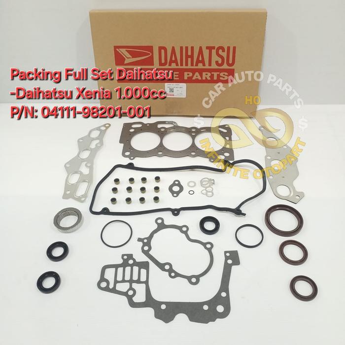Jual PACKING PAKING SET GASKET FULL SET DAIHATSU XENIA 1.0 1000CC 04111-98201-001 - Jakarta ...