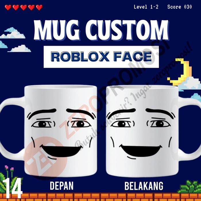 Jual Mug Keramik Custom Roblox Face - Roblox 14, Standar - Kota ...
