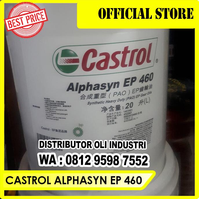 Jual CASTROL ALPHASYN EP 460 ( Synthetic Gear Oil - 20 Liter ) - Kota ...
