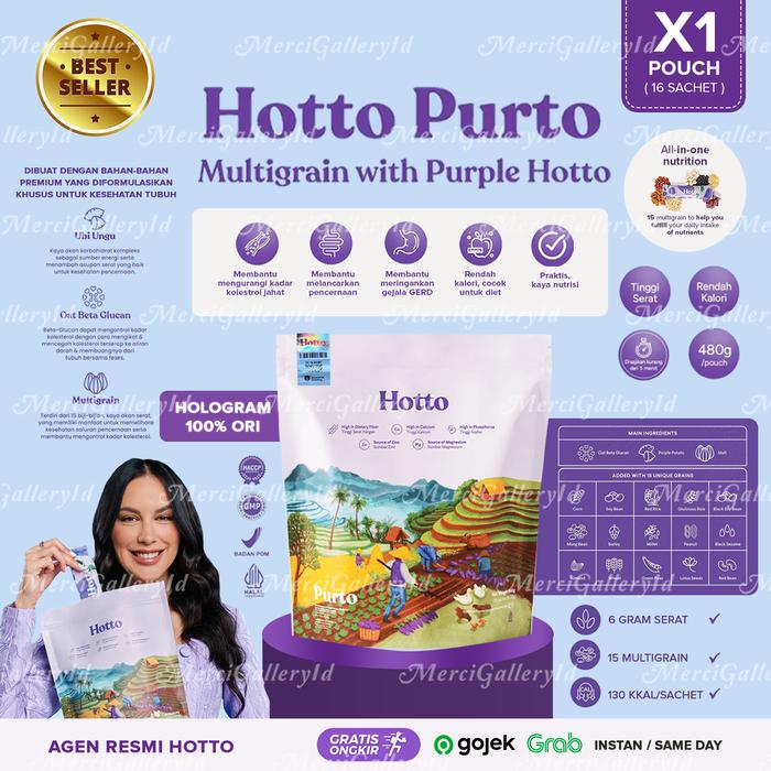 Promo Hotto Purto Multigrain 1 pouch/16sachet (Agen Resmi Hotto Purto ...