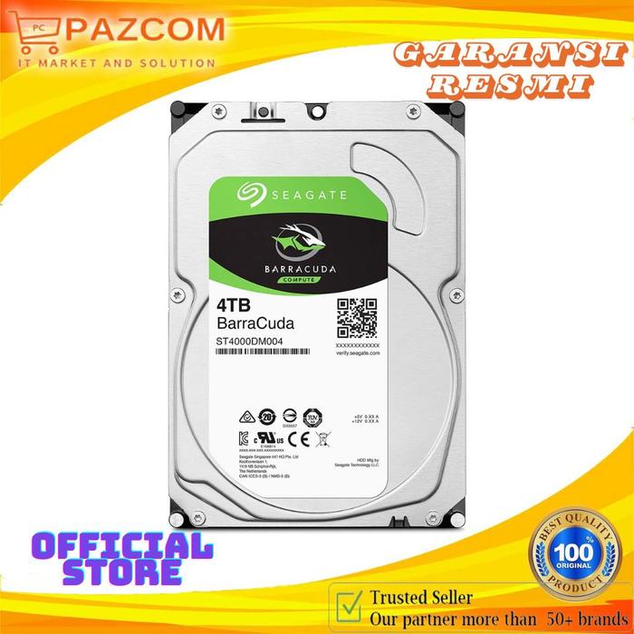 Promo Seagate BarraCuda Harddisk Internal PC 4TB SATA Cicil 0% 3x ...