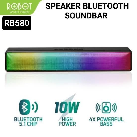 Jual Speaker Bluetooth Soundbar ROBOT RB 580 Speaker Soundbar RB580 RGB - Kota Bandung ...