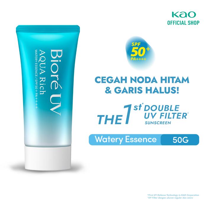 Promo Biore UV Aqua Rich Sunscreen Watery Essence SPF50 PA++++ 50gr - - KAO Official Store ...