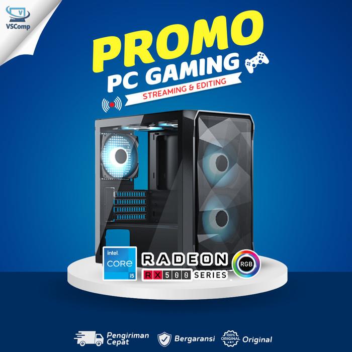 Jual PC Rakitan Gaming Intel Core i5 7500 Gen7 | 16GB | RX 580 8GB ...