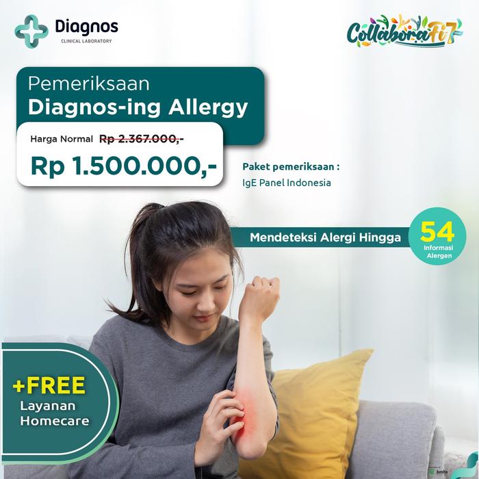 Promo Paket Pemeriksaan Alergi igE - Diagnos Laboratorium Cicil 0% 3x ...
