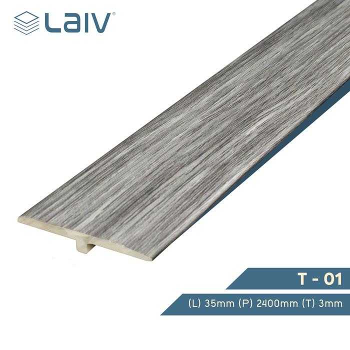 Promo (LAIV) List Transisi PVC Parkit Aksesoris Lantai Vinyl SPC List ...