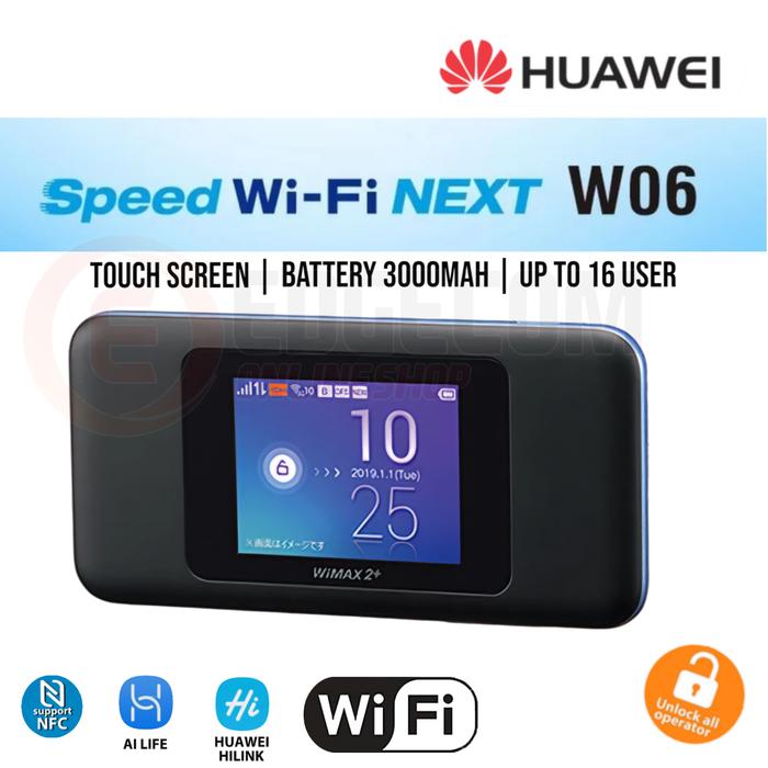 Jual Huawei Modem 4G LTE WiFi Elite 5 W05 / ELITE 6 W06 Portable Mifi ...