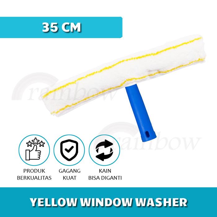 Promo Pembersih Kaca panjang 35 cm (Window Washer) - Set Putih ...