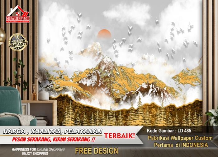 Jual Wallpaper Dinding Custom 3D Tema Bukit | Gunung | Hill | Mountain ...