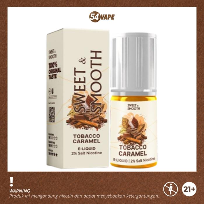 Jual SWEET & SMOOTH TOBACCO CARAMEL SALT 30ML AUTHENTIC by SWEET AND ...