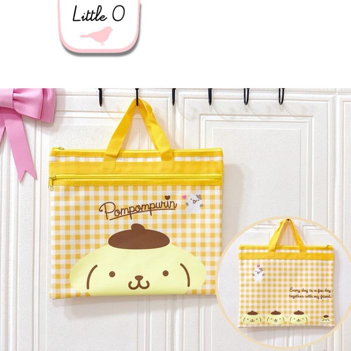 Jual SANRIO MAP KAIN TAS FOLDER ANAK Phoebe Tas Map Kain tas buku les ...