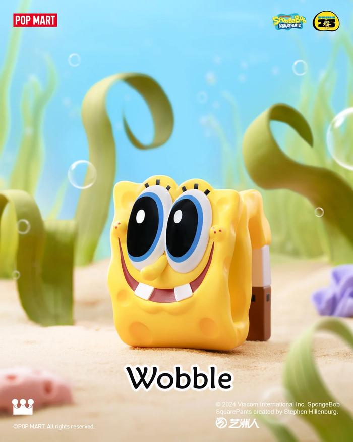 Jual Pop Mart SpongeBob SquarePants Daily Quirks Series - Wobble ...
