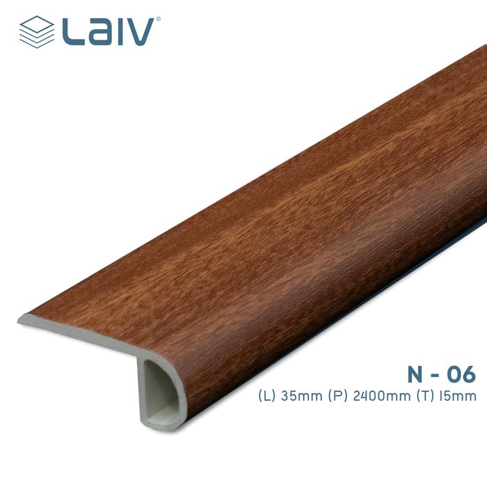 Promo (LAIV) List Step Norsing PVC Aksesoris Tangga Vinyl SPC Lis ...
