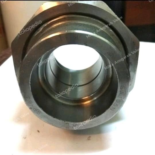 Jual Watermur Besi class 3000 Sock Weld 1"inch / Union sw class 3000 ...