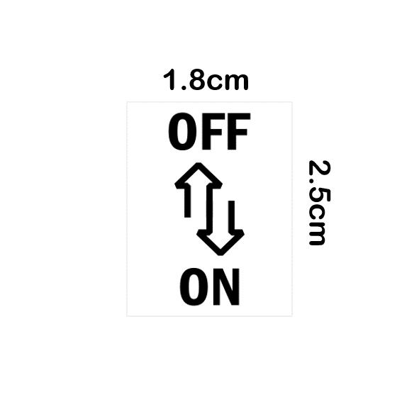 Jual Stiker On Off untuk saklar Lampu Stiker Saklar Lampu - OFF-ON ...