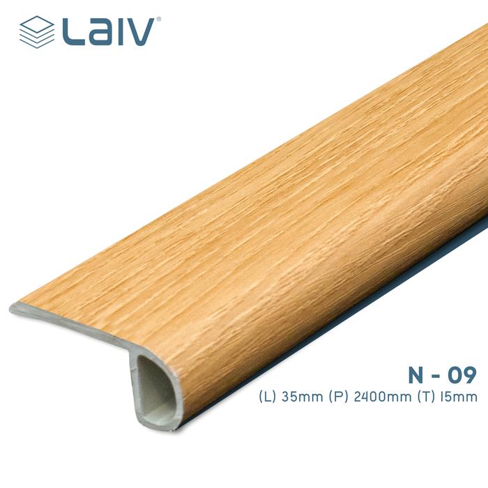 Jual (LAIV) List Step Norsing PVC Aksesoris Tangga Vinyl SPC Lis Nosing ...