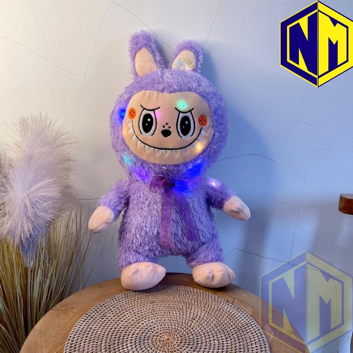 Jual Boneka Labubu The Monster Exciting Macaron Lampu Led Nyala Lucu ...