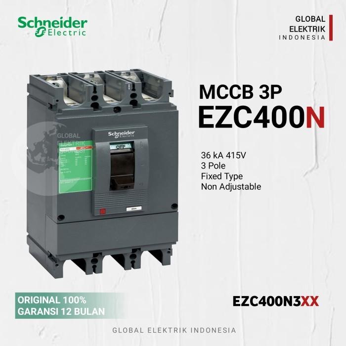 Jual MCCB 3P 400A 36KA EZC400N Breaker EasyPact 3 Phase SCHNEIDER EZC400N3400N - Jakarta Barat ...