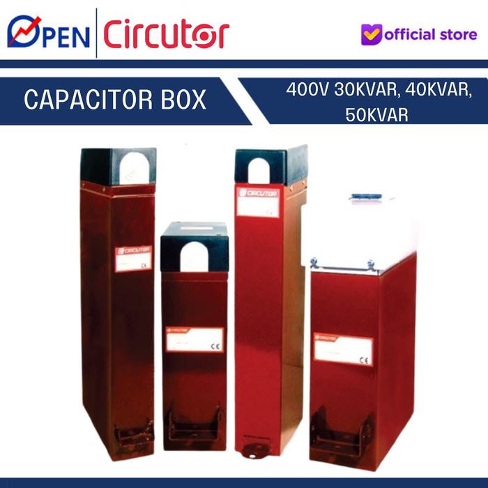 Jual CAPACITOR BOX / DRY TYPE 400V 30KVAR, 40KVAR, 50KVAR CIRCUTOR ...