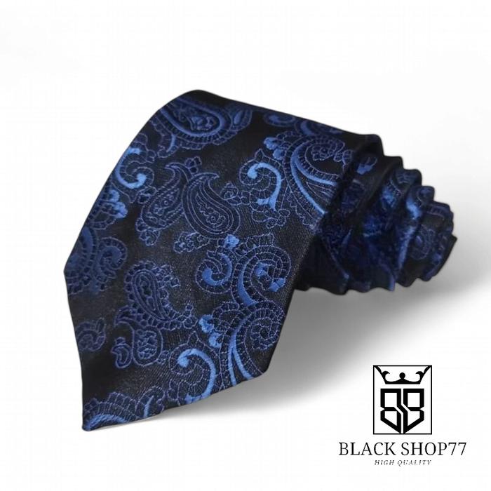 Jual Dasi Pria Dasi Panjang Dasi Motif Batik Biru Dongker 3 Inchi ...