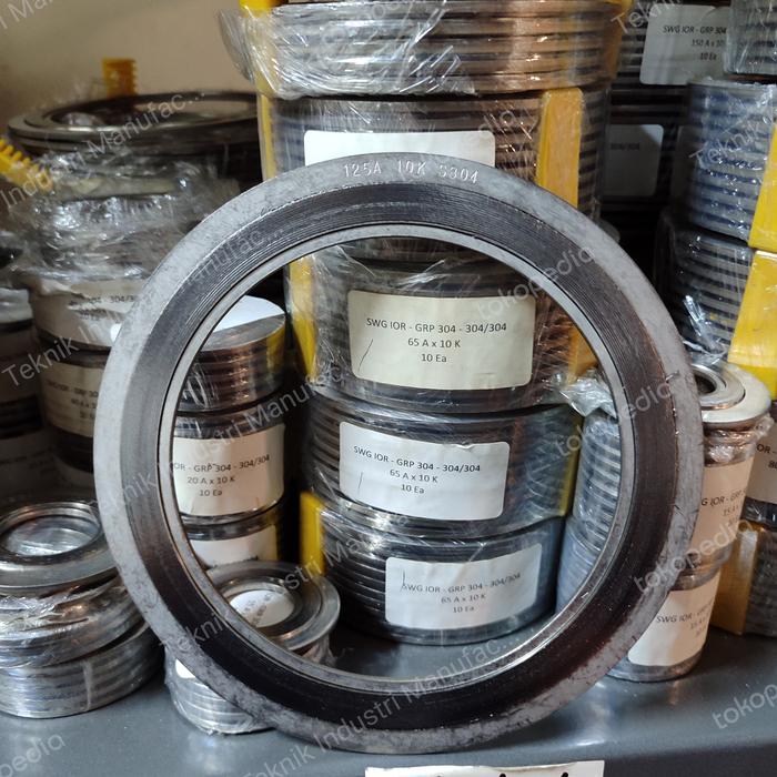 Jual Spiral Wound Gasket Stainless SS304 JIS 10K 5" inchi SWG DN 125 - Jakarta Barat - Teknik ...