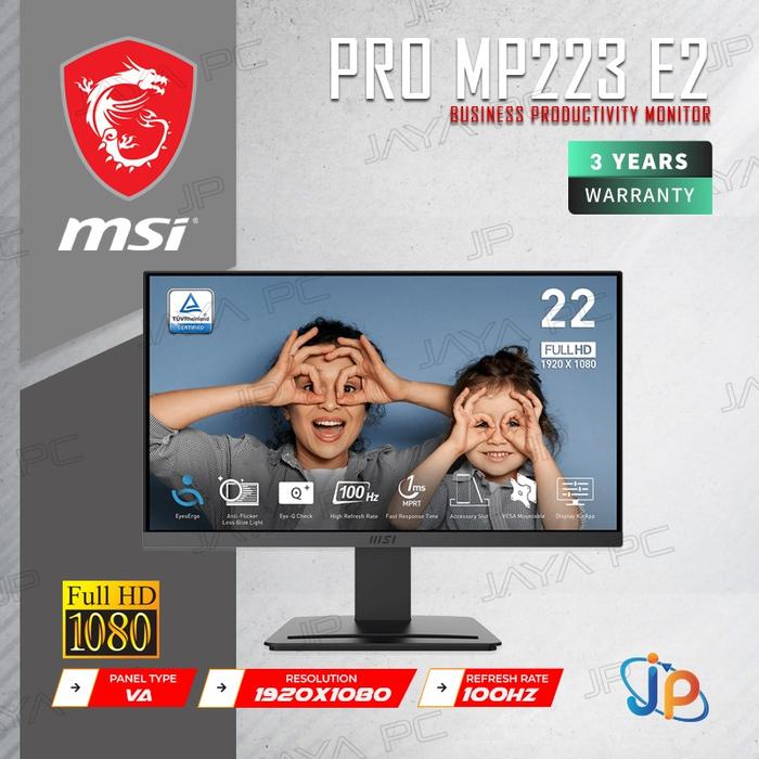 Promo Monitor MSI LED PRO MP223 - Full HD 22" Inch Cicil 0% 3x ...