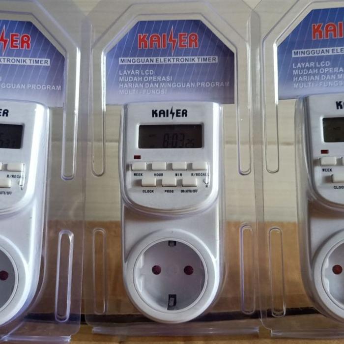 Jual Kaiser Stop Kontak Timer Digital - Jakarta Barat - Meta Electric ...