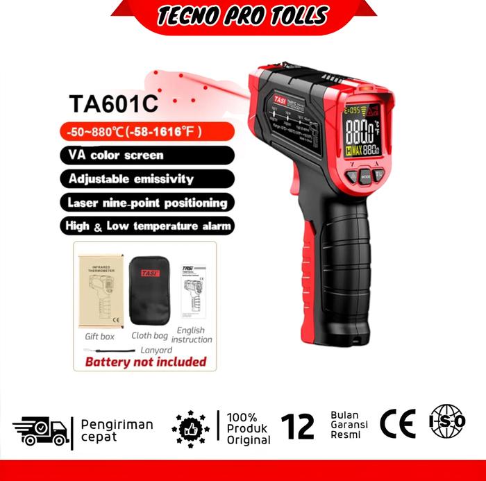 Jual Industrial Infrared Thermometer 880 Celsius TASI TA601C Termometer Gun - Jakarta Utara ...