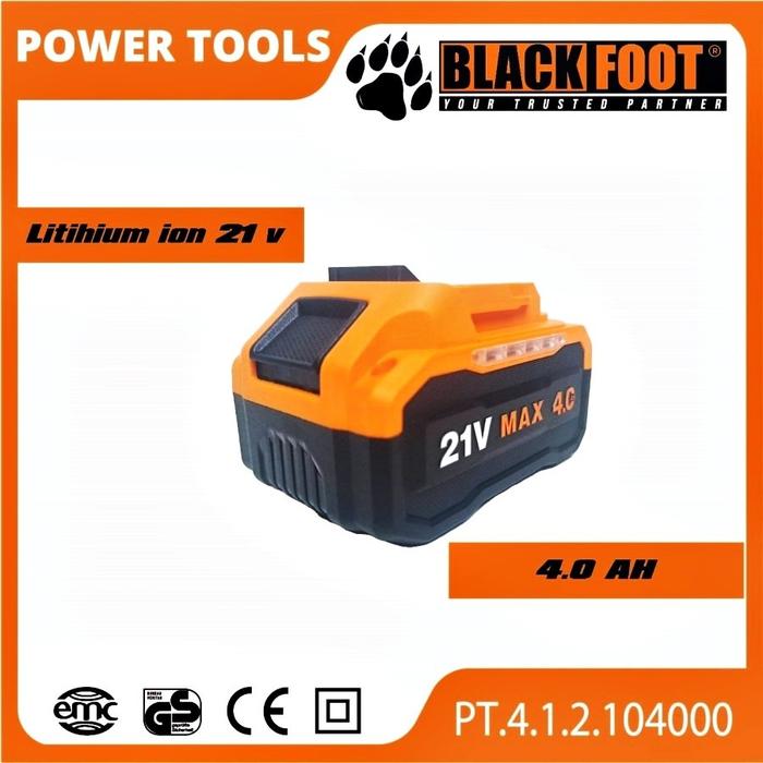 Jual Baterai cordless BLACKFOOT 21V 2.0Ah 4.0Ah Original parts 5cell ...