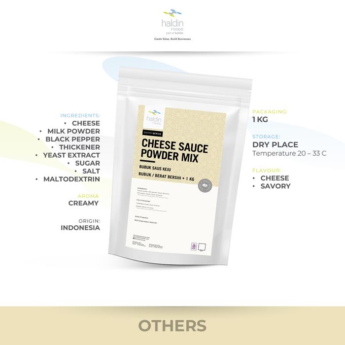 Promo haldinfoods Saus Keju Bubuk Cheese Sauce Powder Mix - 1 kg - Kab ...
