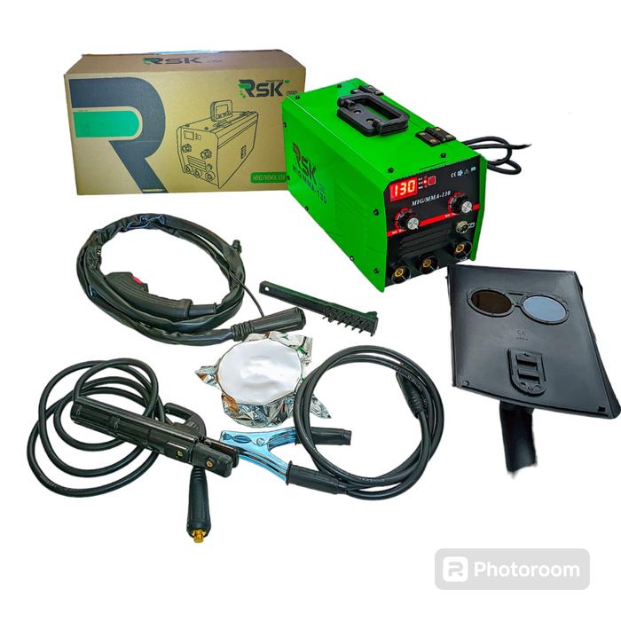 Jual RSK MESIN LAS MIG MMA 130 WELDING MACHINE MIGI GASLESS FREE KAWAT LAS FULL SET TINGGAL ...