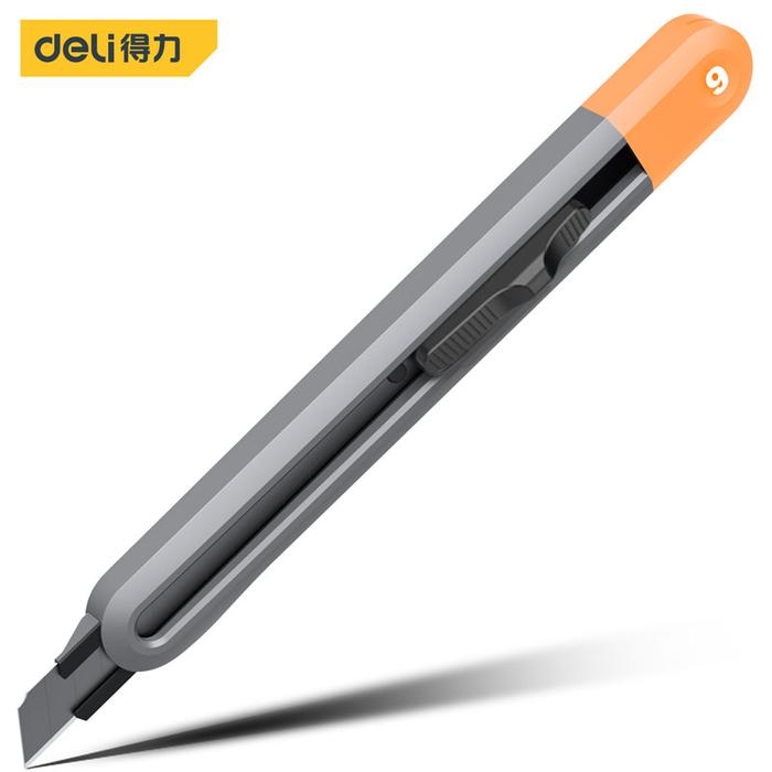 Promo Deli Tools Cutter 9mm SK5 Alat Perkakas HT400X - Orange - Kab ...