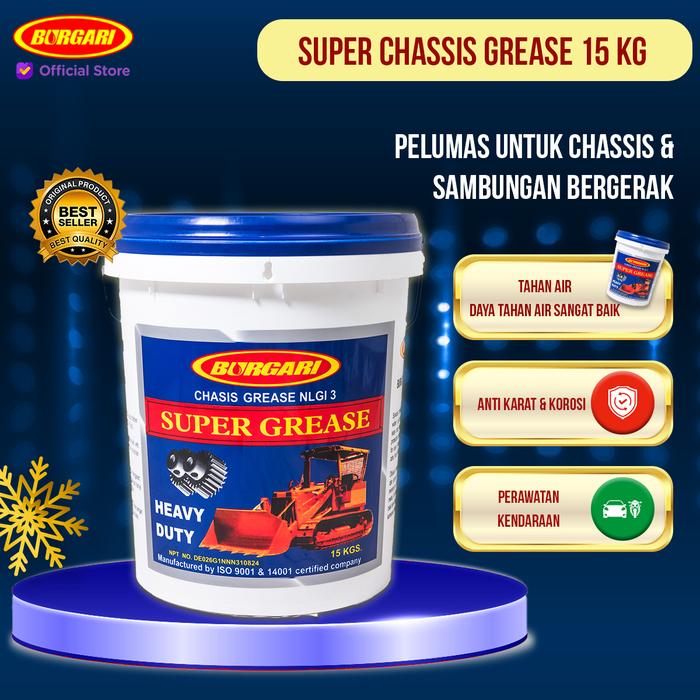Promo Burgari Super Chasis Grease (Pail 15 KG) / Gemuk Pelumas Chassis ...