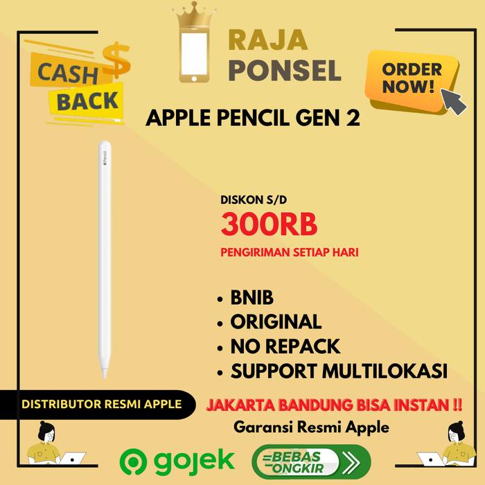 Promo (Original) Apple Pencil 2 for iPad Pro 2018 11 / 12.9 Inch (2nd ...