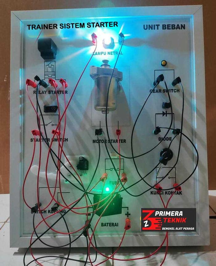 Jual Trainer kelistrikan body Simulator Sistem Starter Beban sepeda ...