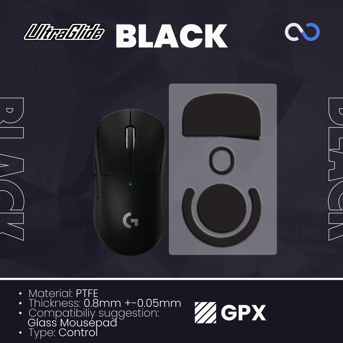 Jual Meow Gaming Gear UltraGlide Black Logitech G Pro X Superlight ...