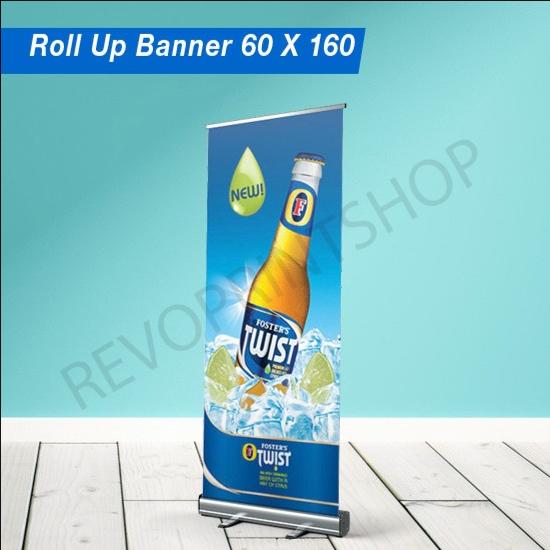 Jual Roll Up Banner / Standing Banner Albatros 180gsm 60x160cm - Kota ...